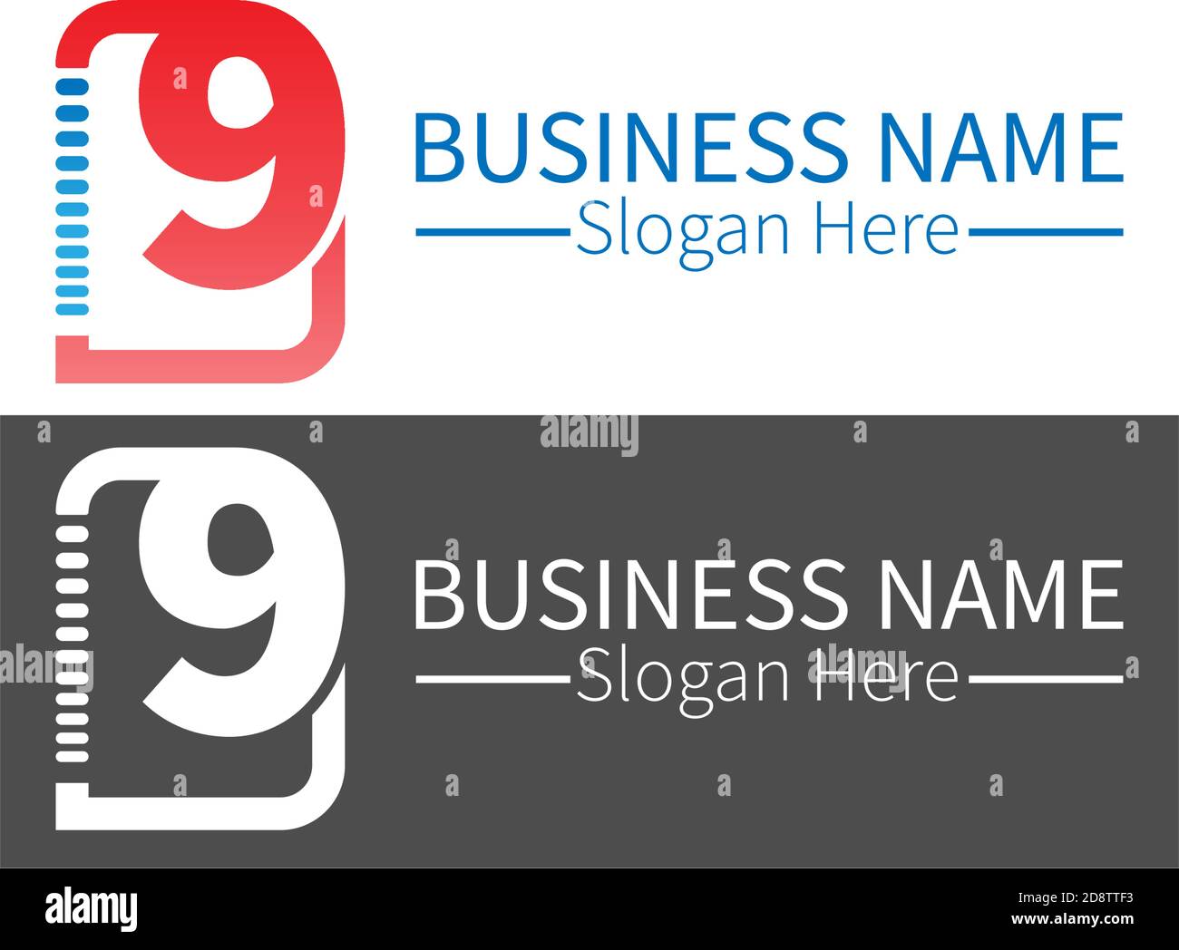 Number 9 logo icon in squares design vector Stock Vector Image & Art ...