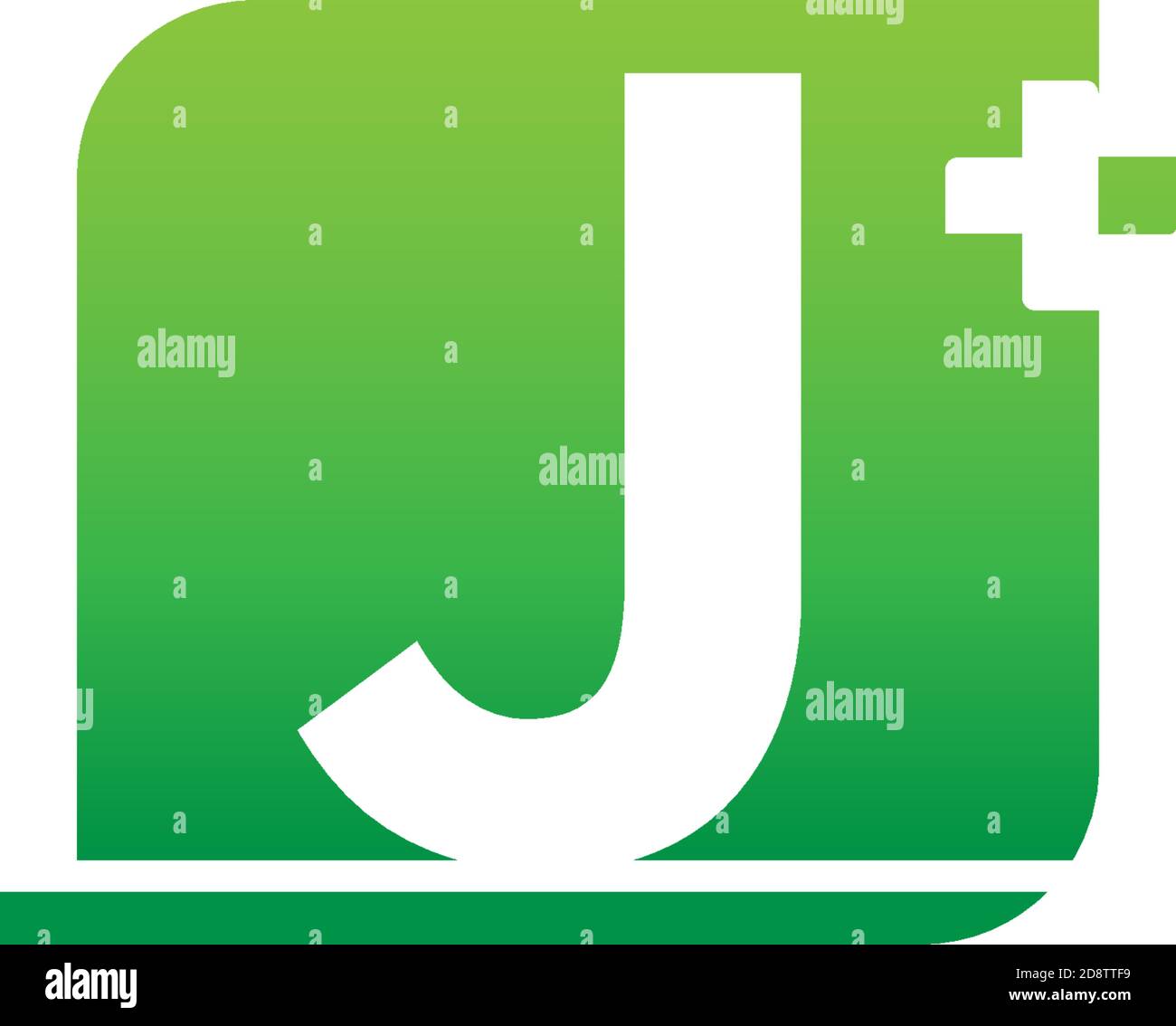 Letter J logo icon with medical cross design vector Stock Vector Image ...