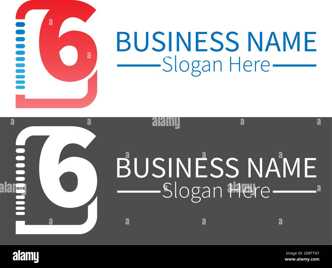 Number 6 logo icon in squares design vector Stock Vector Image & Art ...