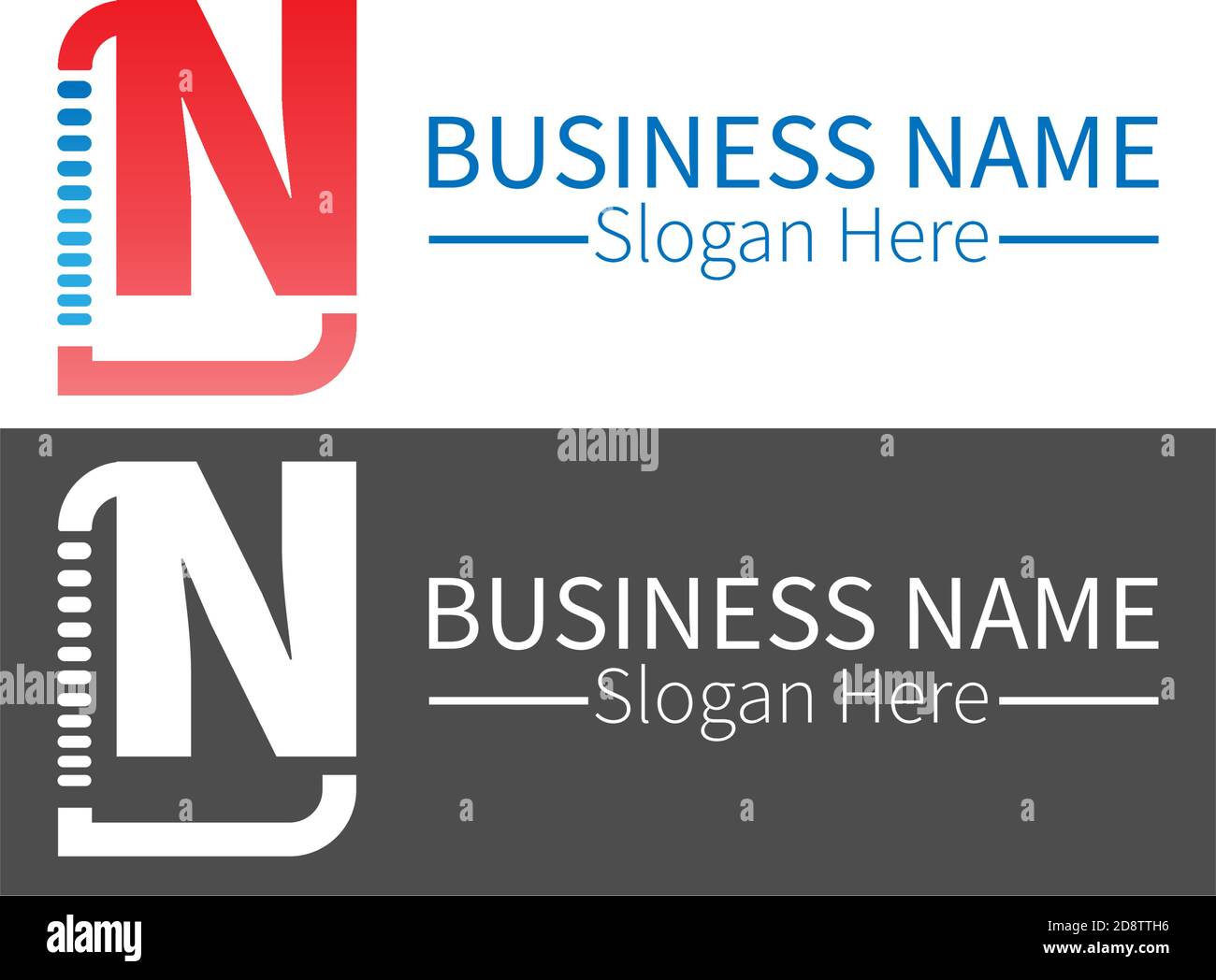 Letter N logo icon in squares design vector Stock Vector Image & Art ...