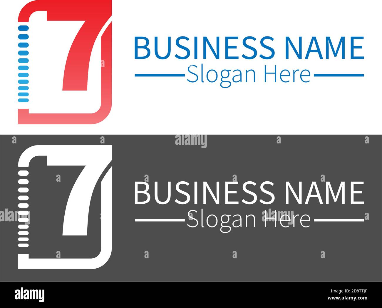 Number 7 logo icon in squares design vector Stock Vector Image & Art ...