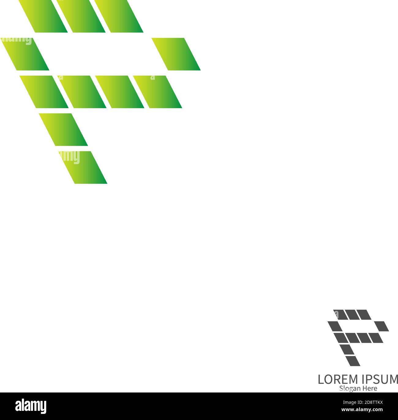 Letter P square logo icon concept design vector Stock Vector Image ...