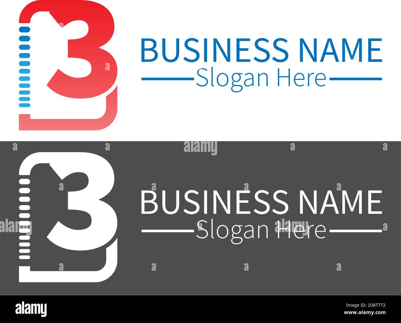 Number 3 logo icon in squares design vector Stock Vector Image & Art ...