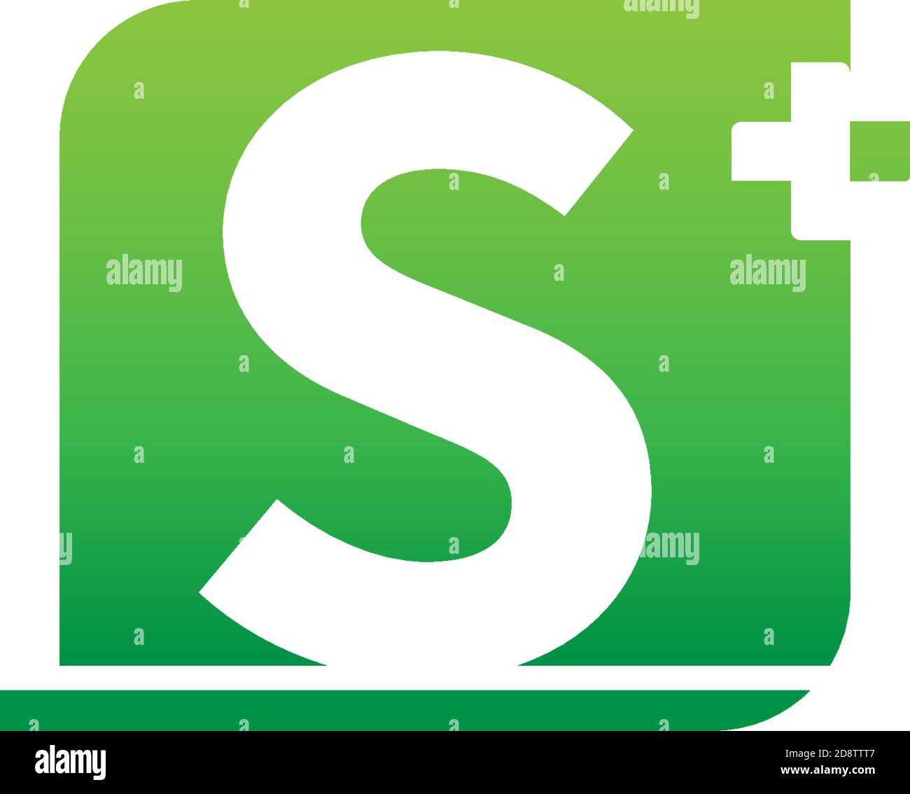 Letter S logo icon with medical cross design vector Stock Vector Image ...