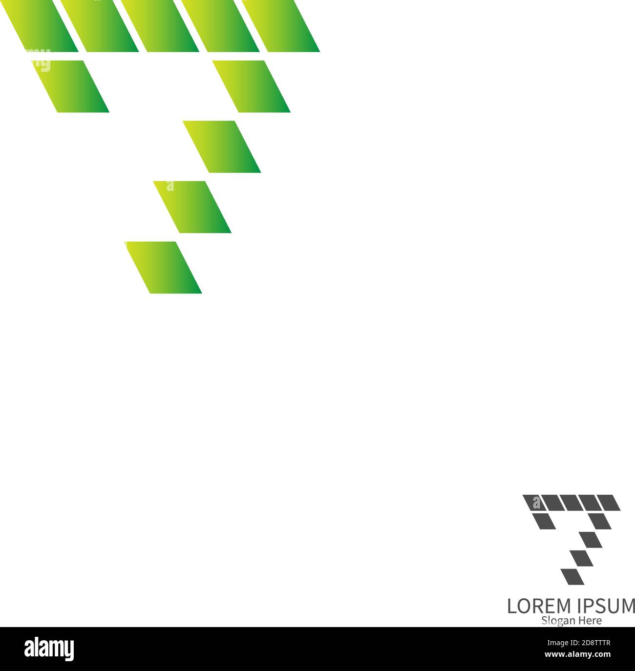 Number 7 square logo icon concept design vector Stock Vector Image ...