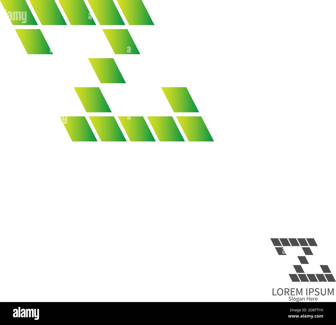 Letter Z square logo icon concept design vector Stock Vector Image ...