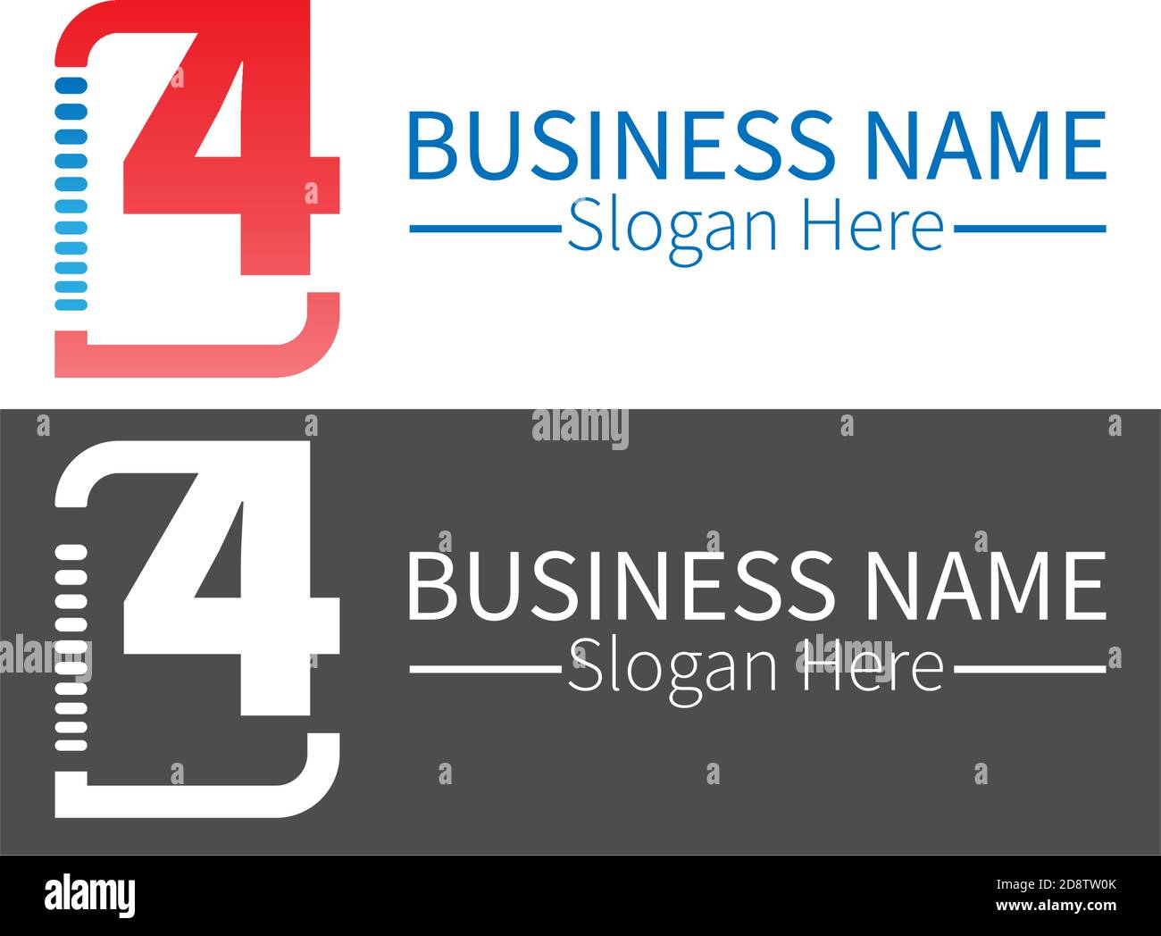 4 square logo Stock Vector Images - Alamy