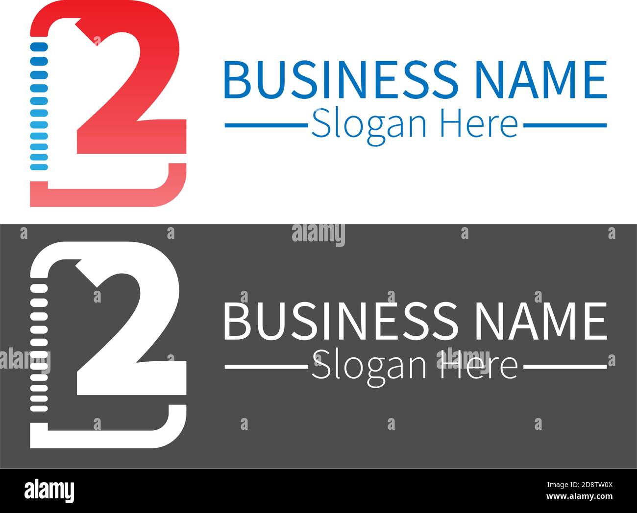 Number 2 logo icon in squares design vector Stock Vector Image & Art ...