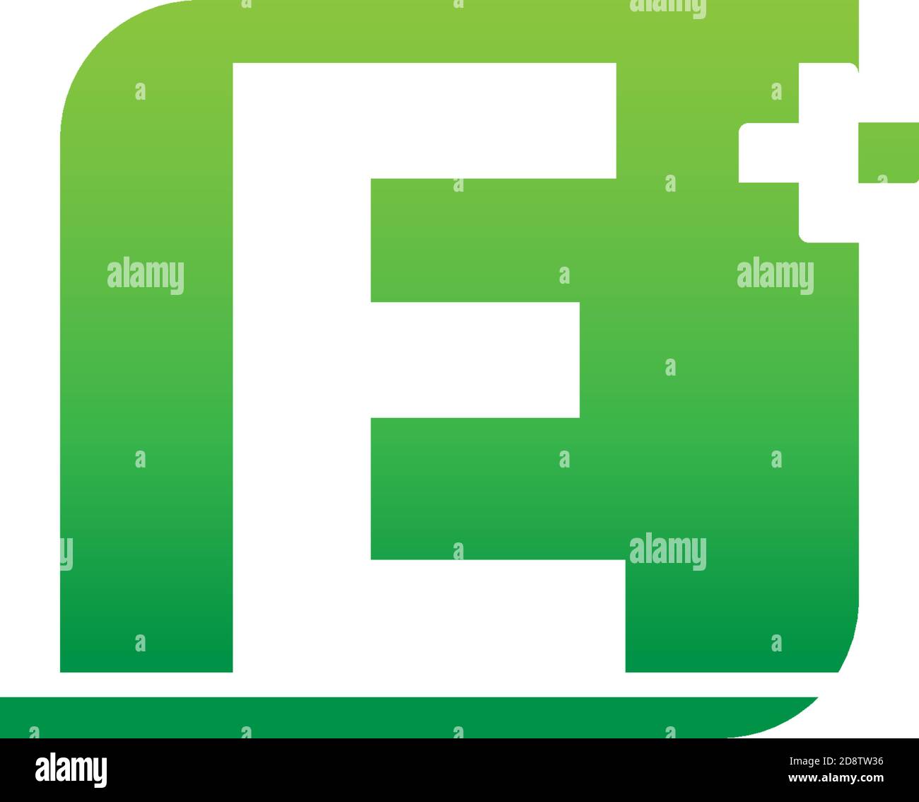 Letter E logo icon with medical cross design vector Stock Vector Image ...