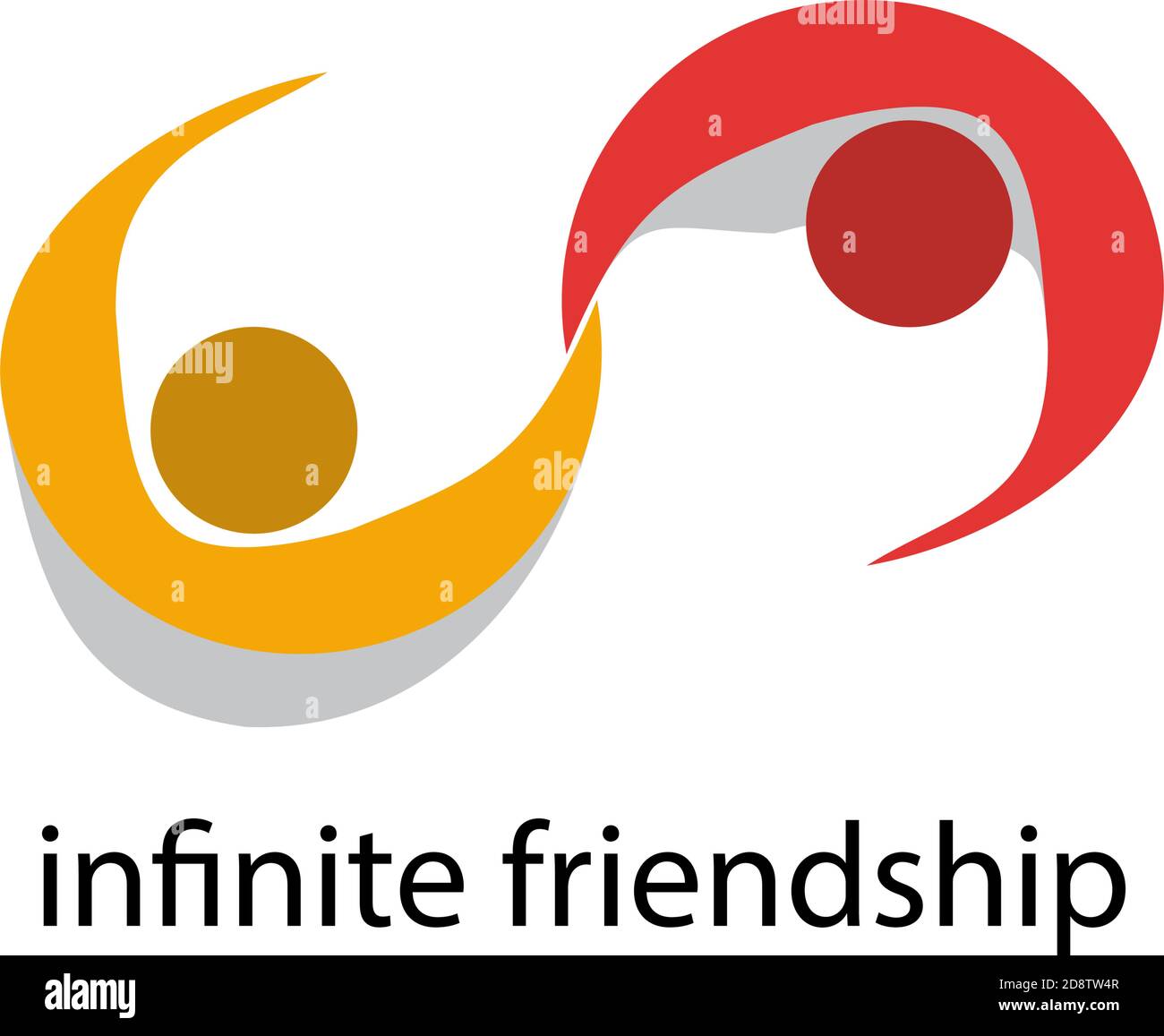 Vector sign friendship infinity Stock Vector Image & Art - Alamy