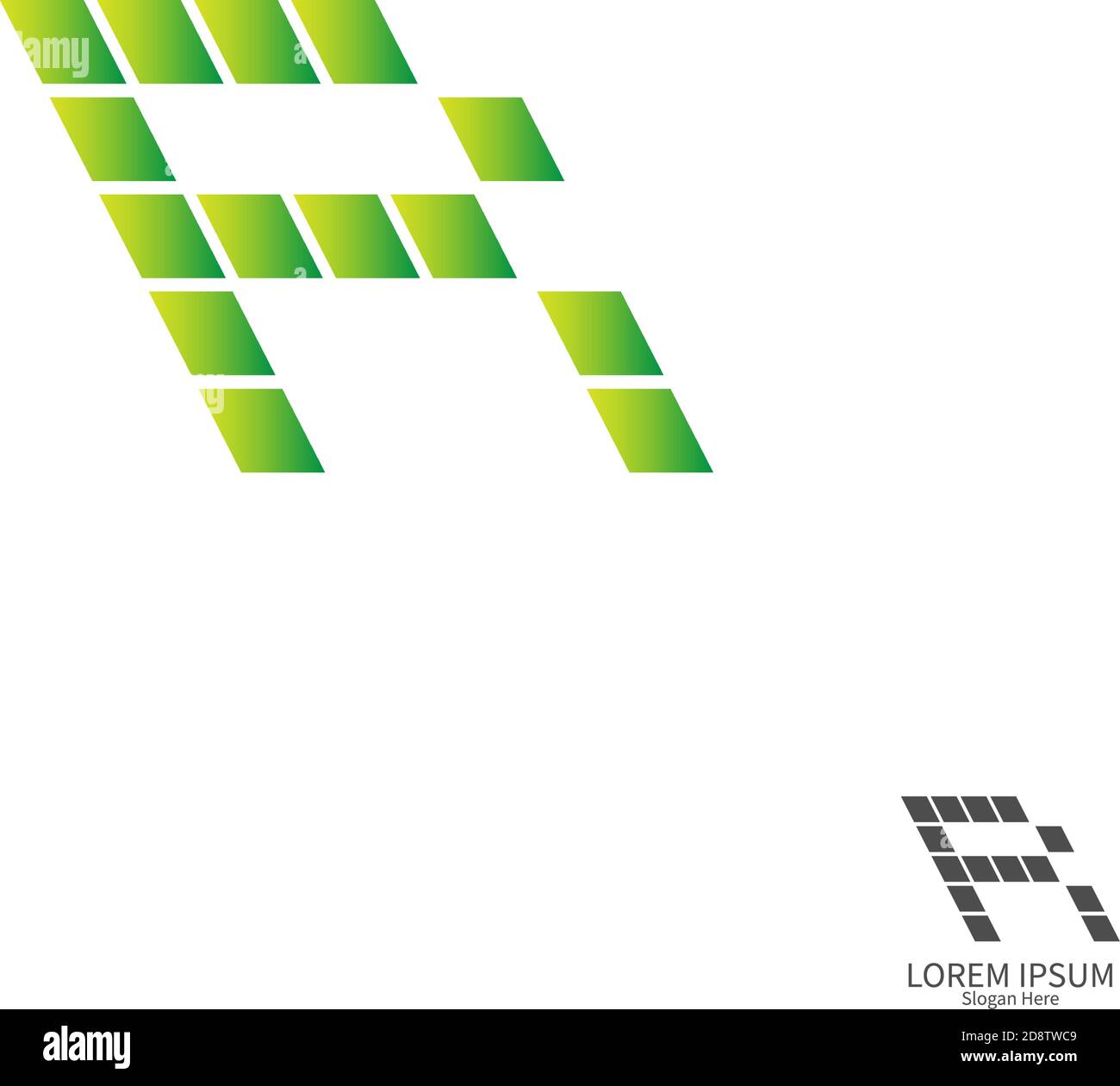 Letter R square logo icon concept design vector Stock Vector Image ...