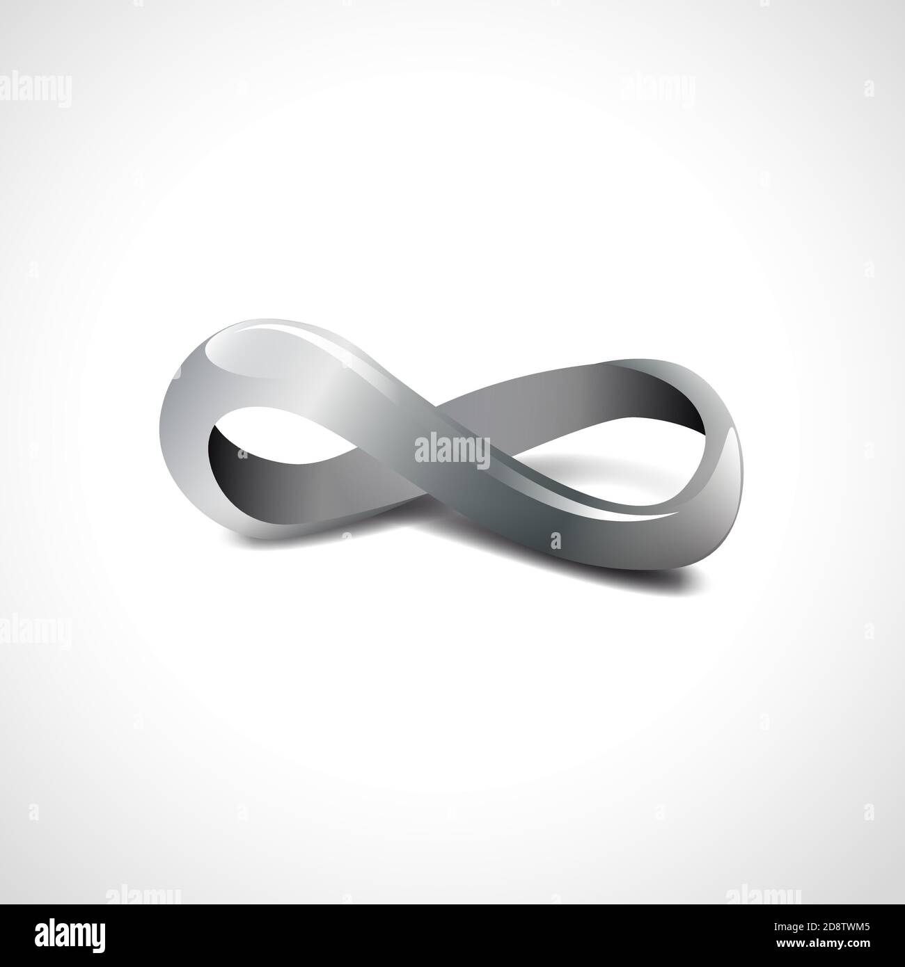 Vector silver sign infinity Stock Vector Image & Art - Alamy