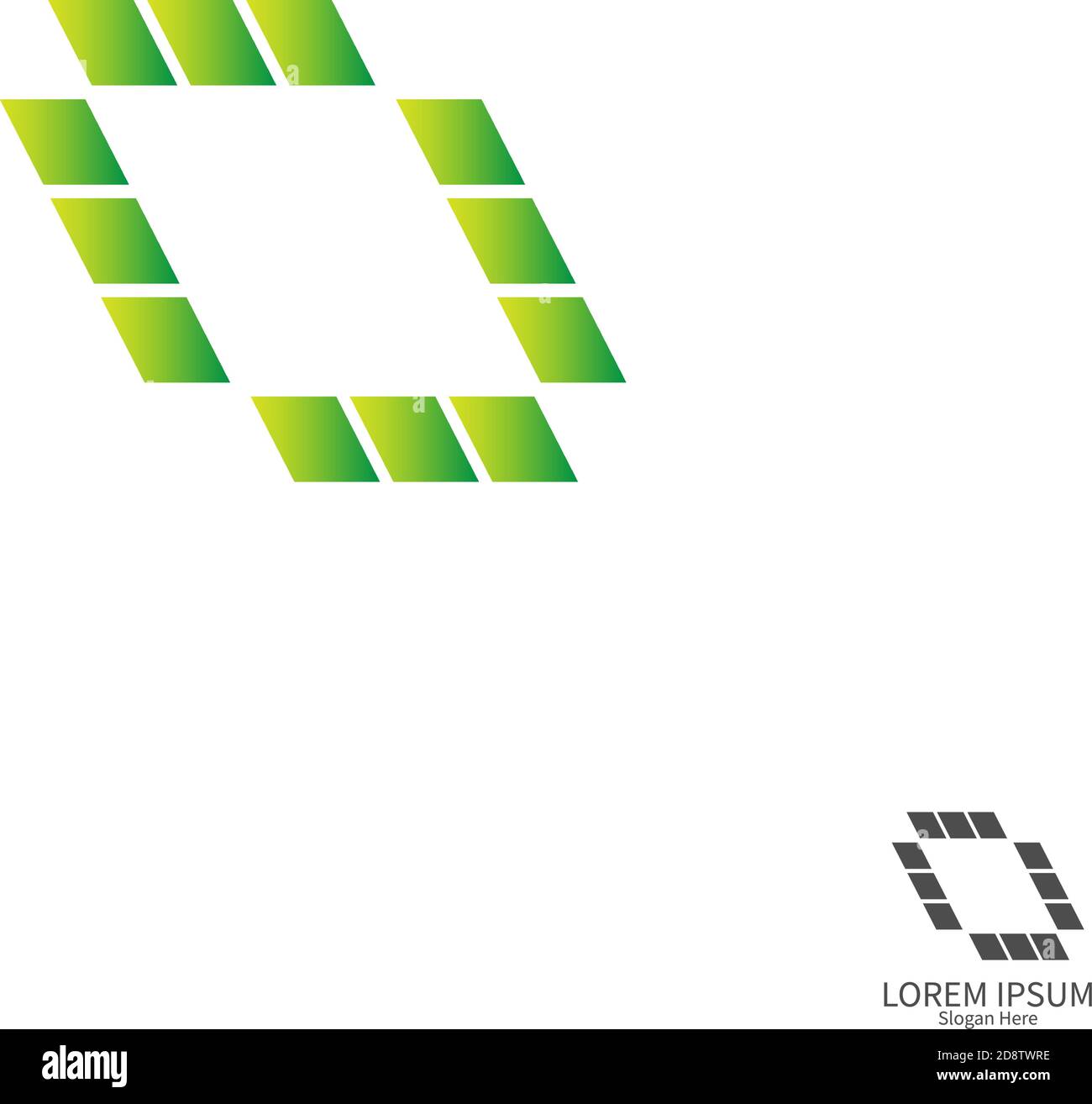 Letter O square logo icon concept design vector Stock Vector Image ...