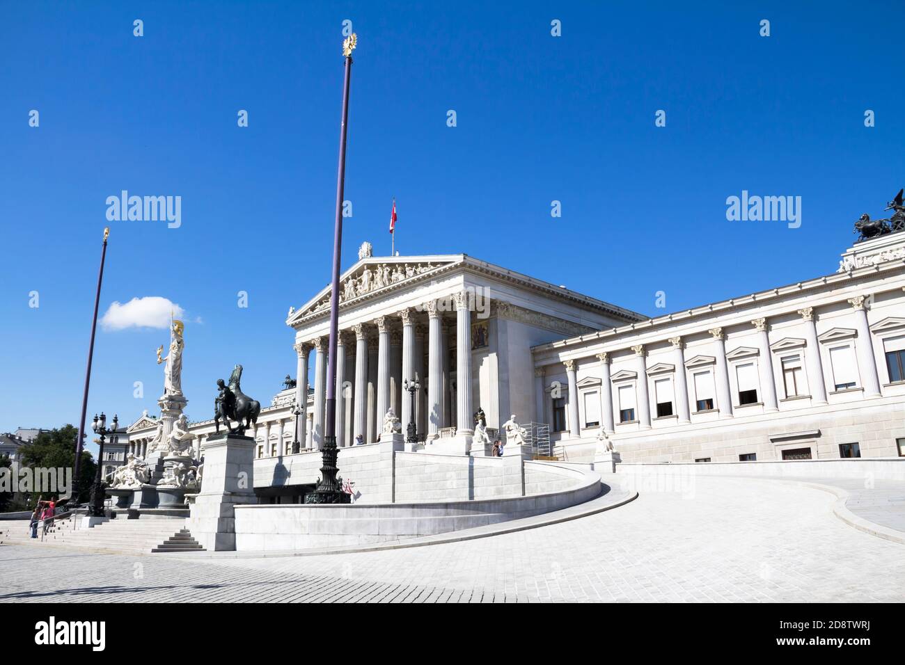 Austrian Parliament Building, Vienna Stock Photo - Alamy