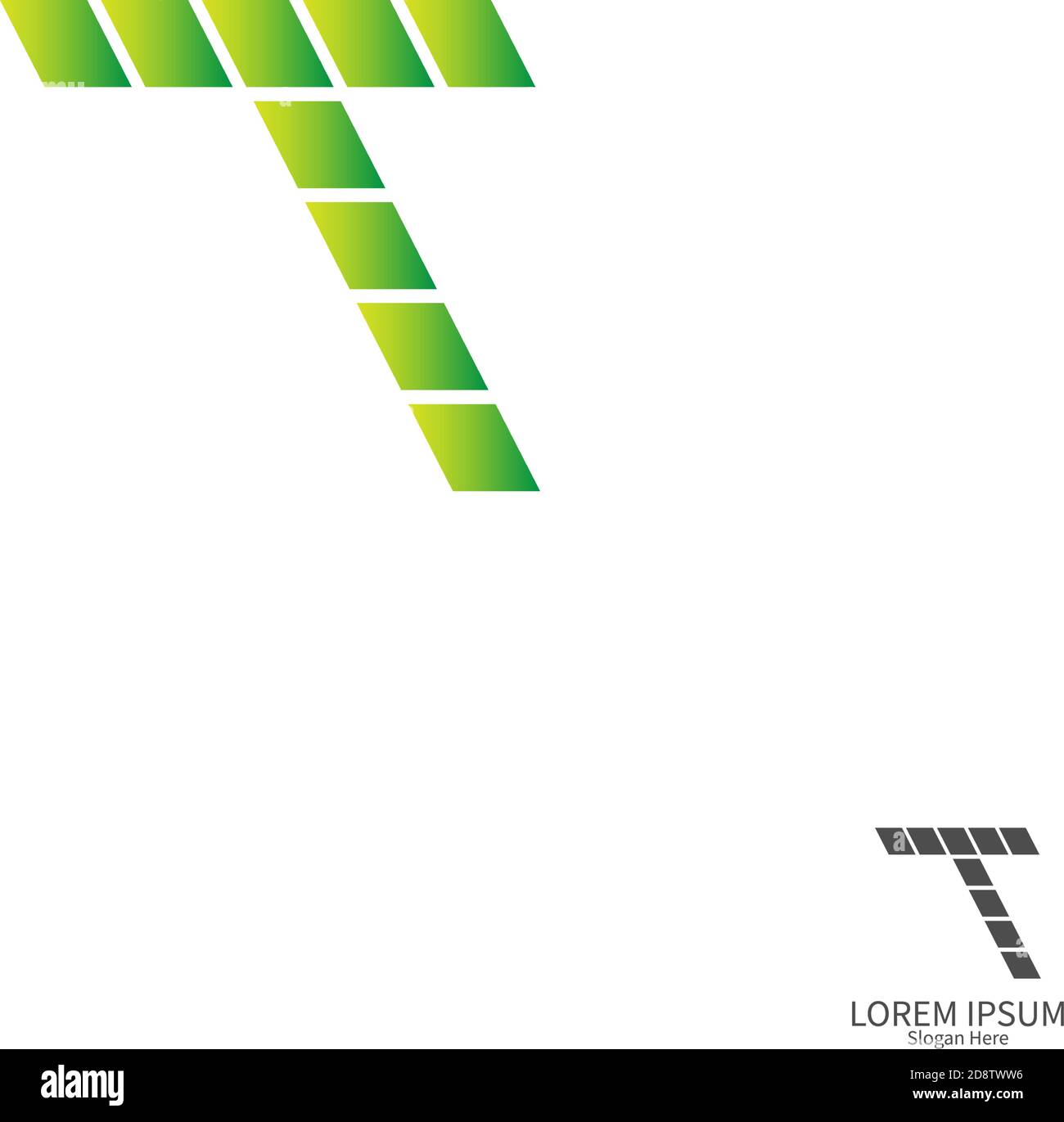 Letter T square logo icon concept design vector Stock Vector Image ...