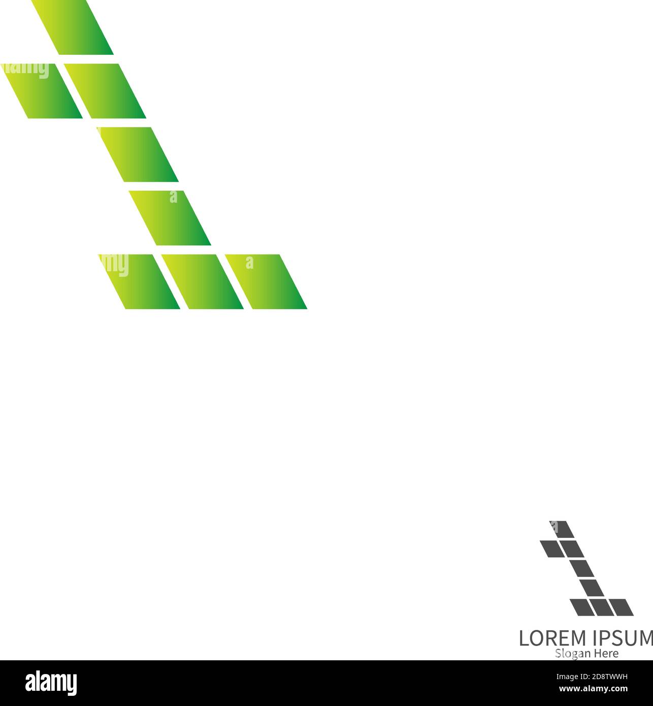 Number 1 square logo icon concept design vector Stock Vector Image ...