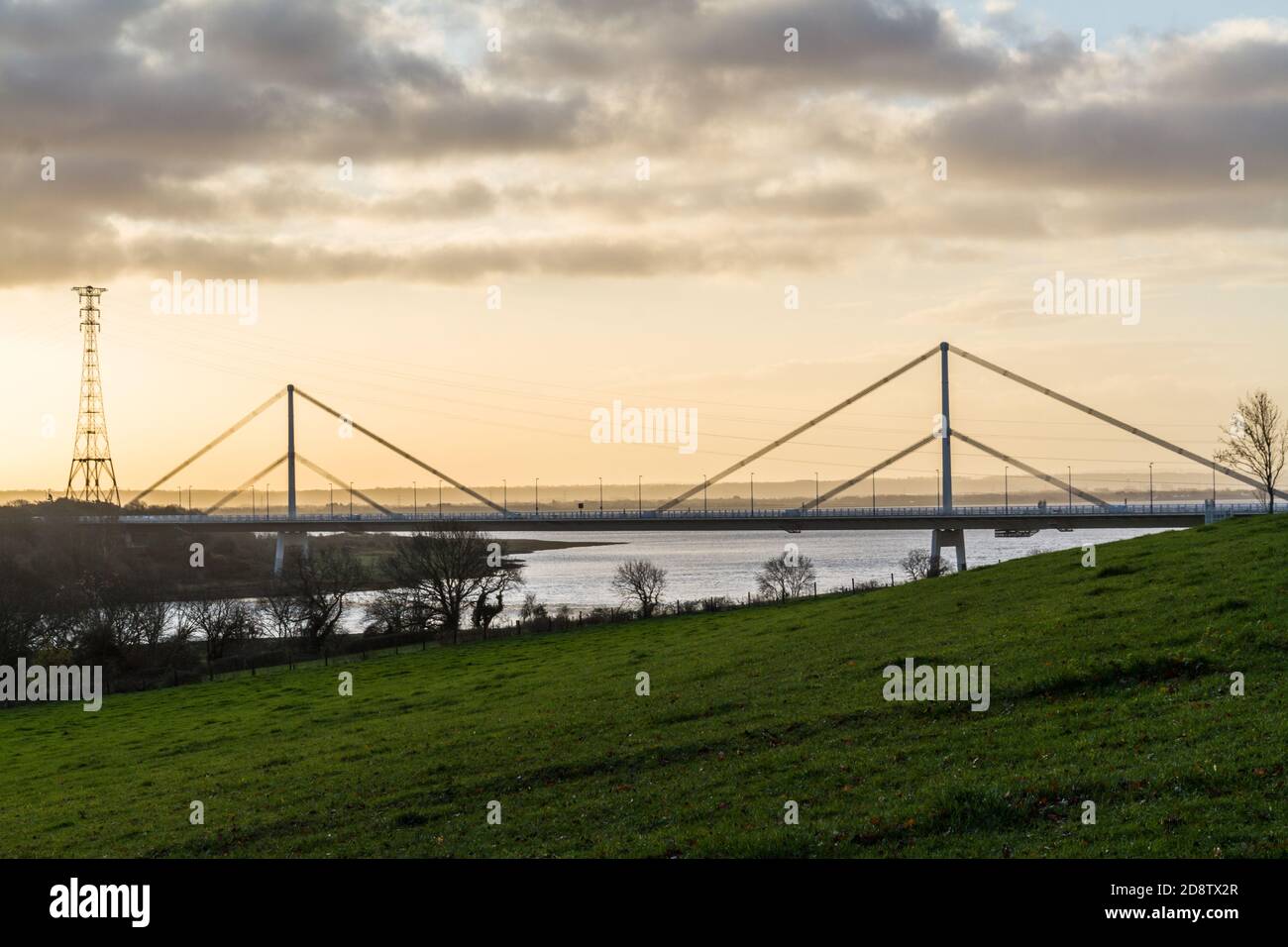 Wye Bridge carrying the M48 in morning light Stock Photo - Alamy
