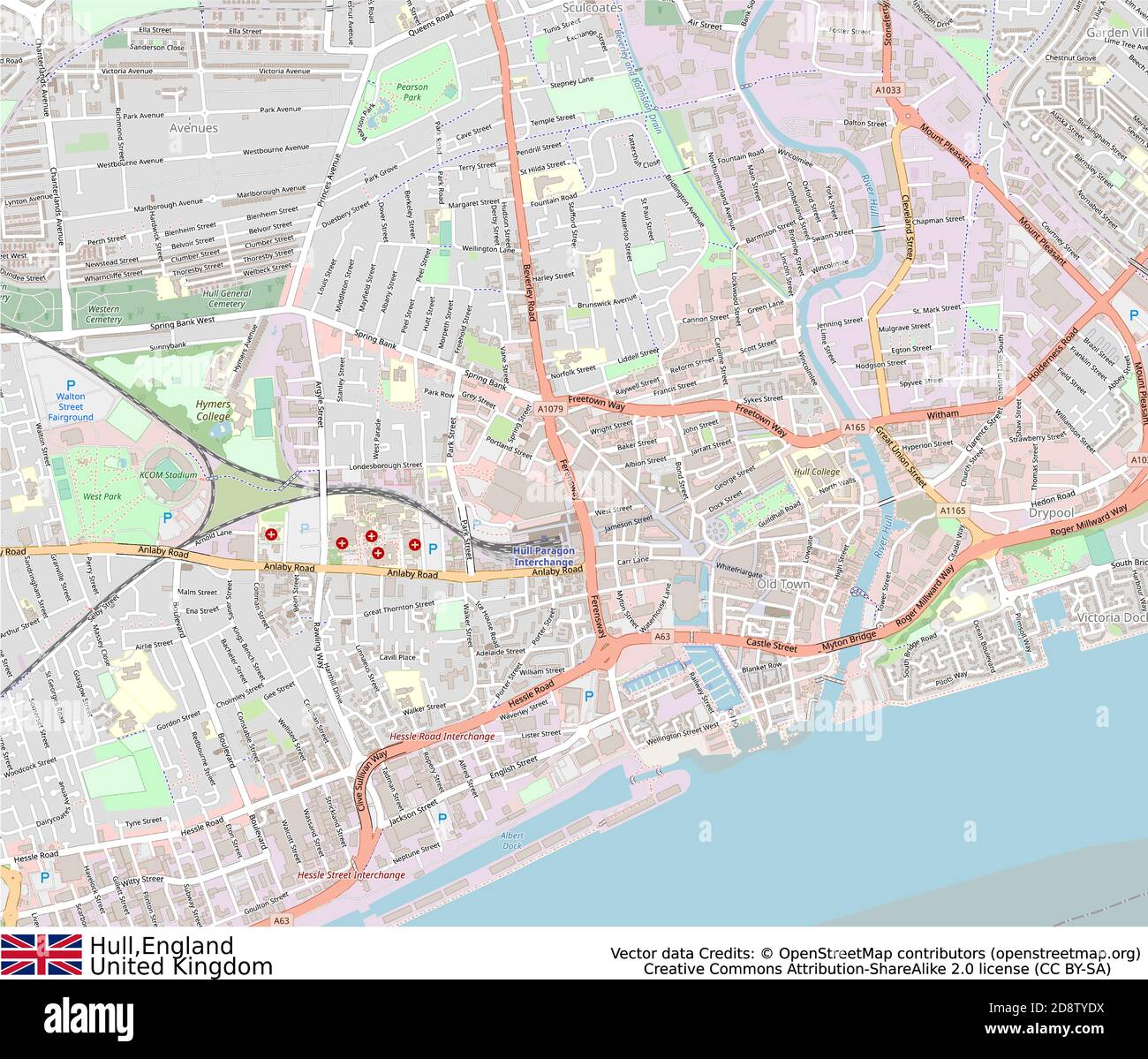 Derby Vector Map High Resolution Stock Photography and Images - Alamy