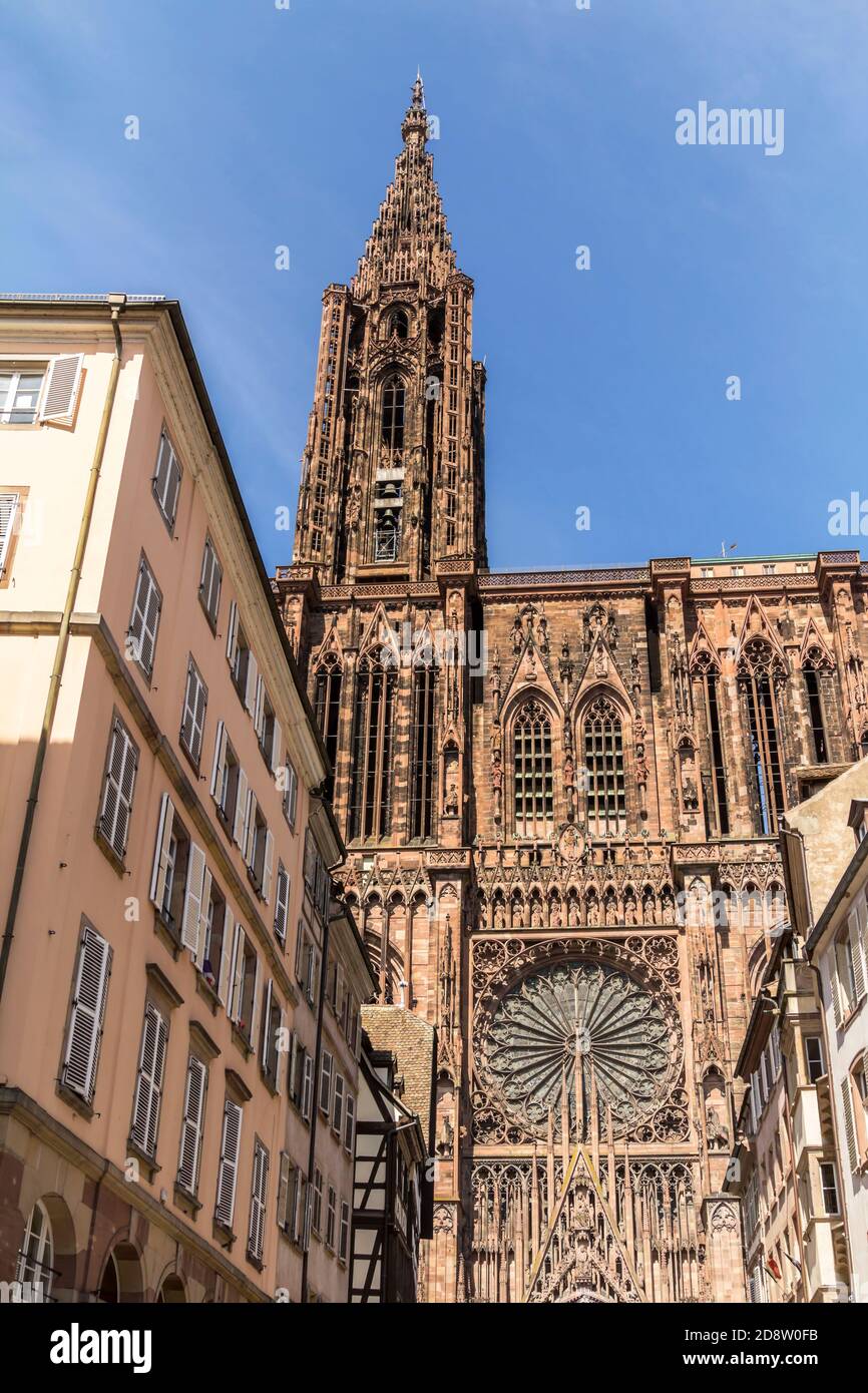 Strasbourg, France, Cathedral of Our Lady (Notre Dame) of Strasbourg in ...