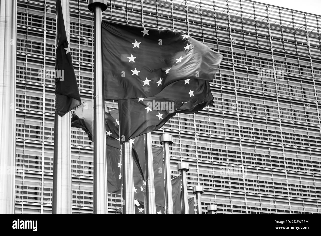 Brussels, BELGIUM European Commission Headquarters building in Brussels ...