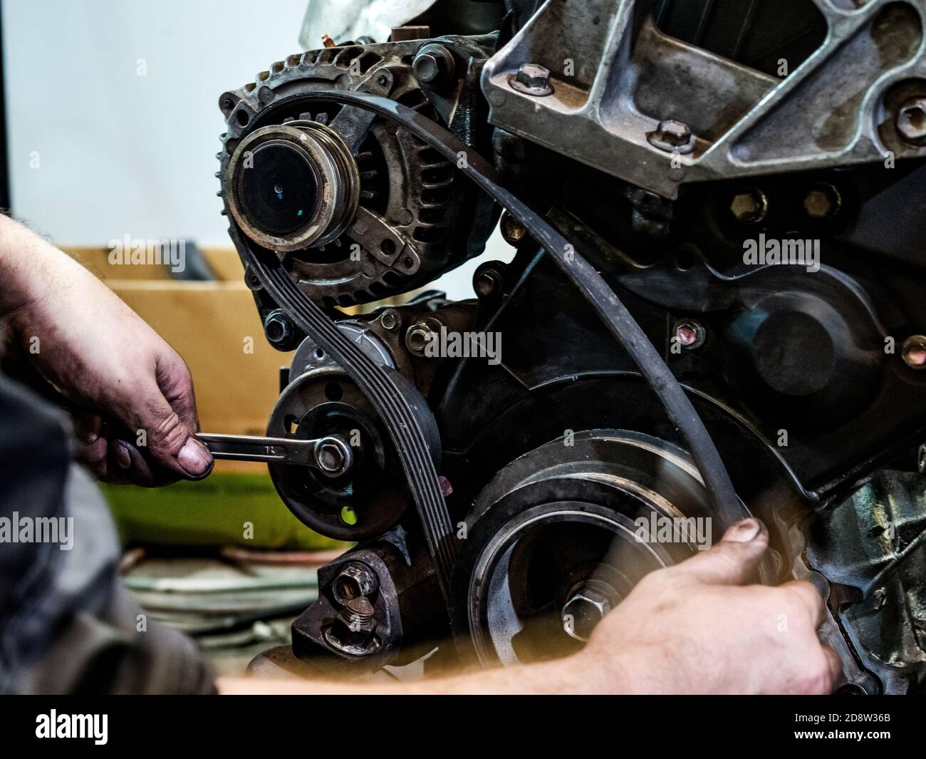 Go through the engine. Renew the engine. Repair the engine. Tools, oil ...