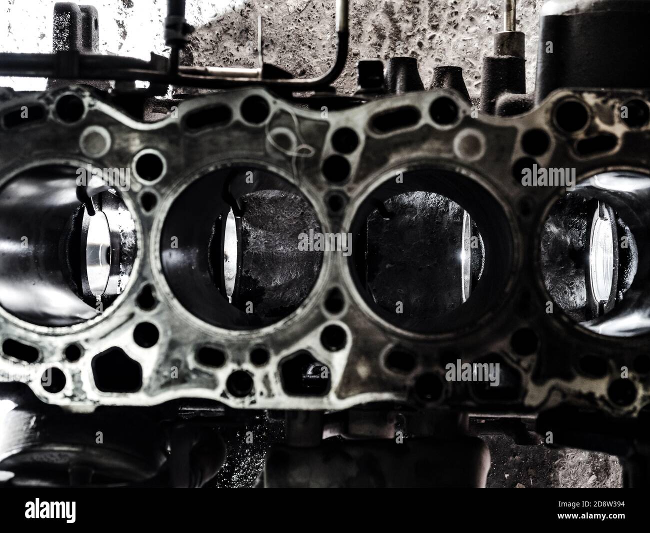 Go through the engine. Renew the engine. Repair the engine. Tools, oil ...