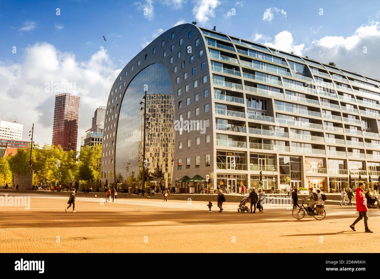 ROTTERDAM, NETHERLANDS: Markthal. A residential and office building ...
