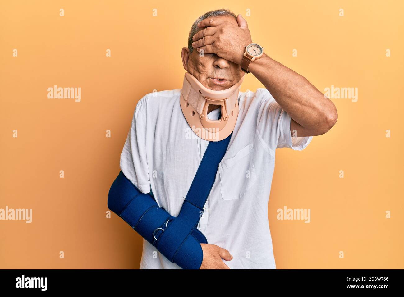 Portrait old man cervical hi-res stock photography and images - Alamy