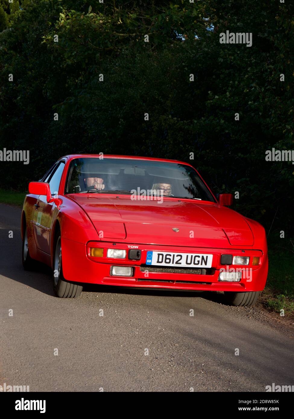 Summer evening light for car rally Stock Photo - Alamy