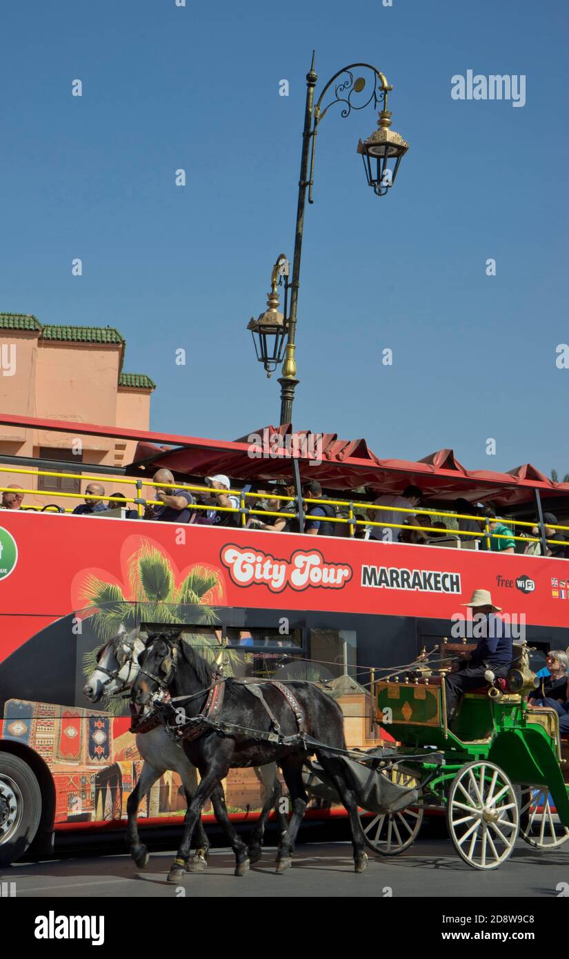 Tour bus morocco hi-res stock photography and images - Alamy