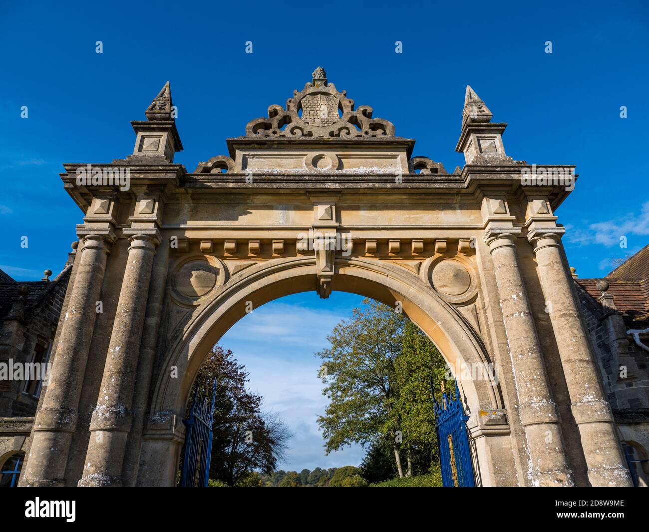Dramatic Entrance Gateway to the Englefield Estate, Englefield, Thale ...
