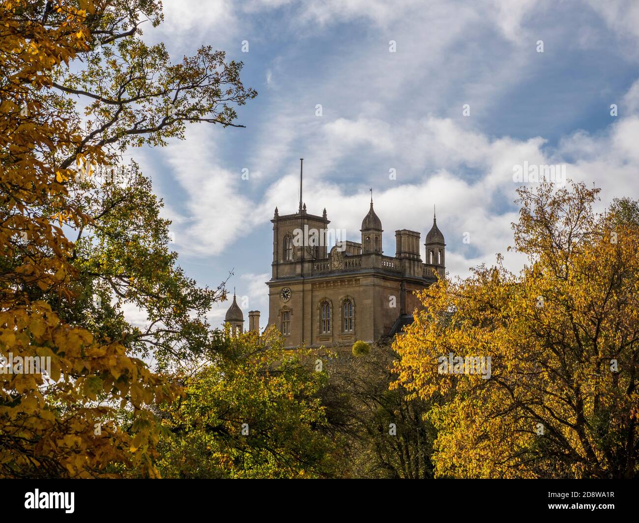 Autumn Landscape, Elizabethan Country House, Englefield House ...