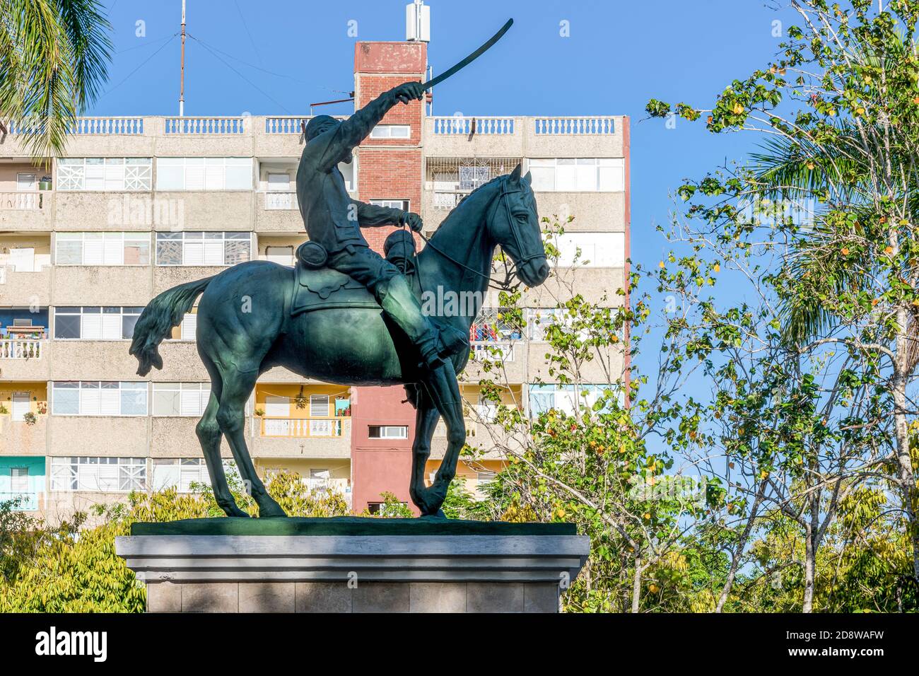 Calixto Garcia statue in Ciego de Avila, Cuba Stock Photo - Alamy