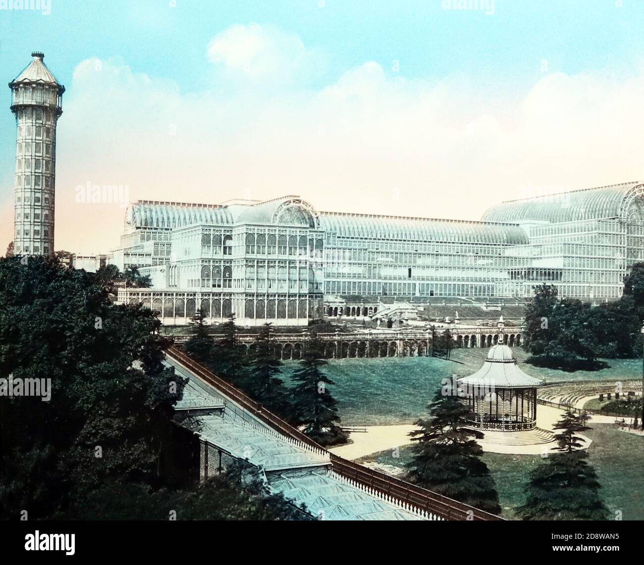 Crystal Palace, Sydenham, London, Victorian period Stock Photo - Alamy