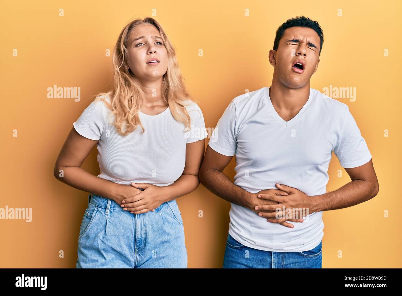 Stomach interracial hi-res stock photography and images - Alamy