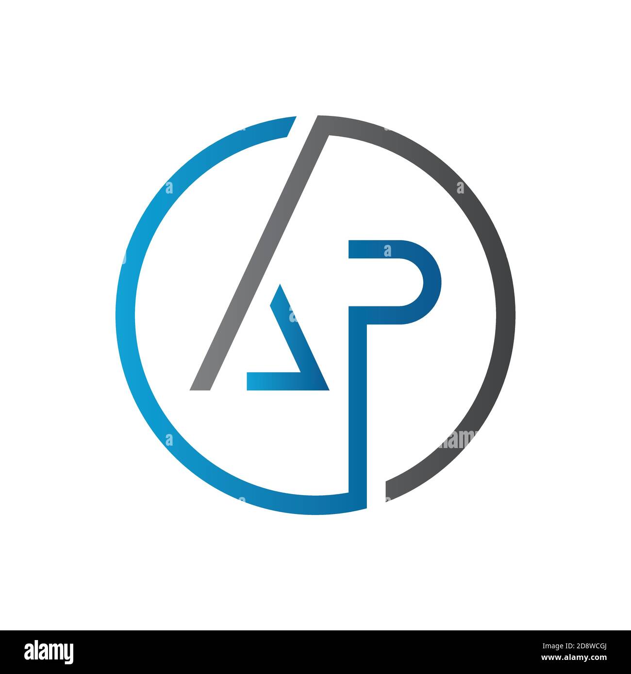 Initial AP letter Logo Design vector Template. Creative Letter AP Logo ...