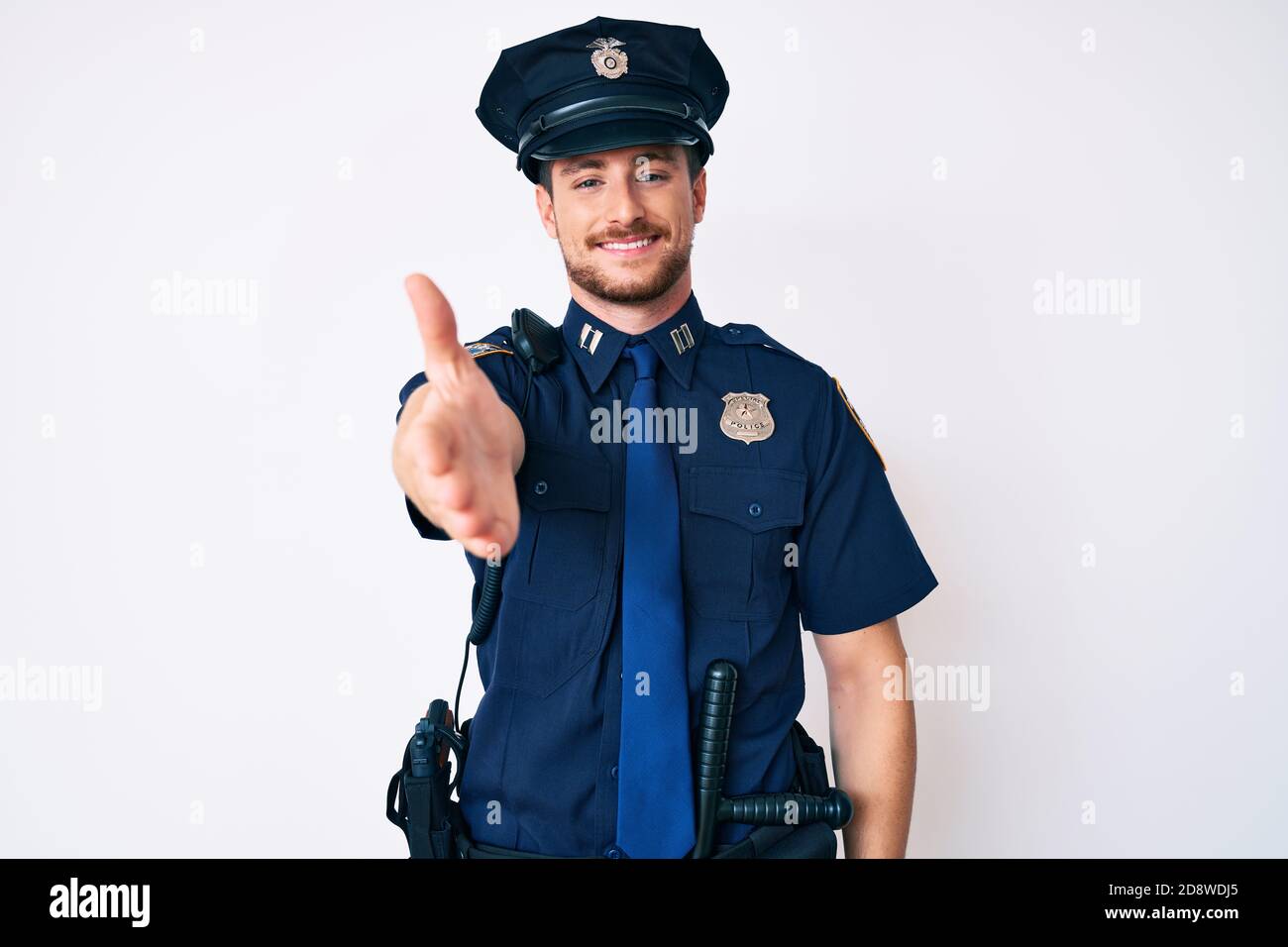 Police officer helping person hi-res stock photography and images - Alamy