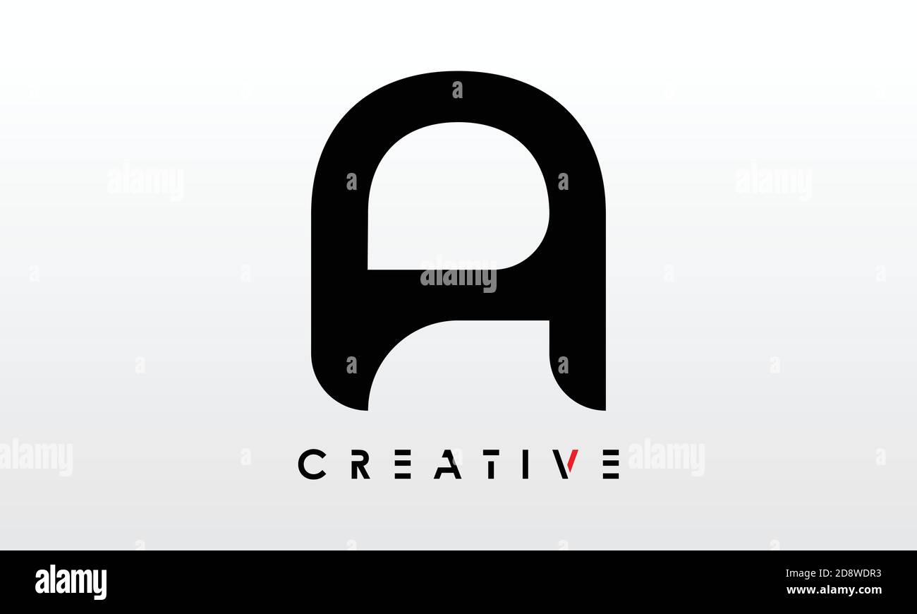 Initial A letter Logo Design vector Template. Abstract Letter A Logo ...