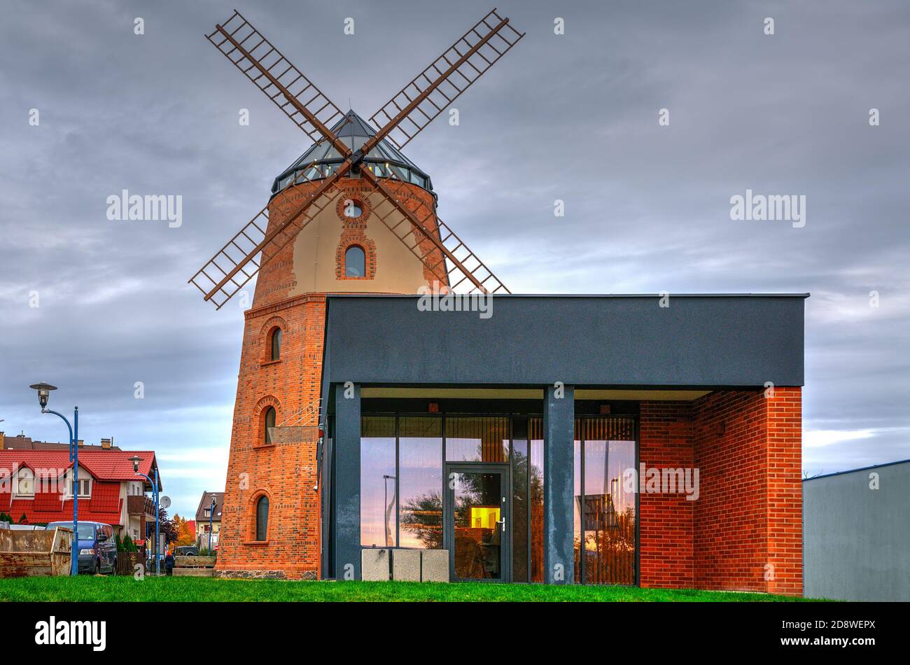 Polkowice,Poland 25 October 2020.The reconstructed 19th-century Dutch ...