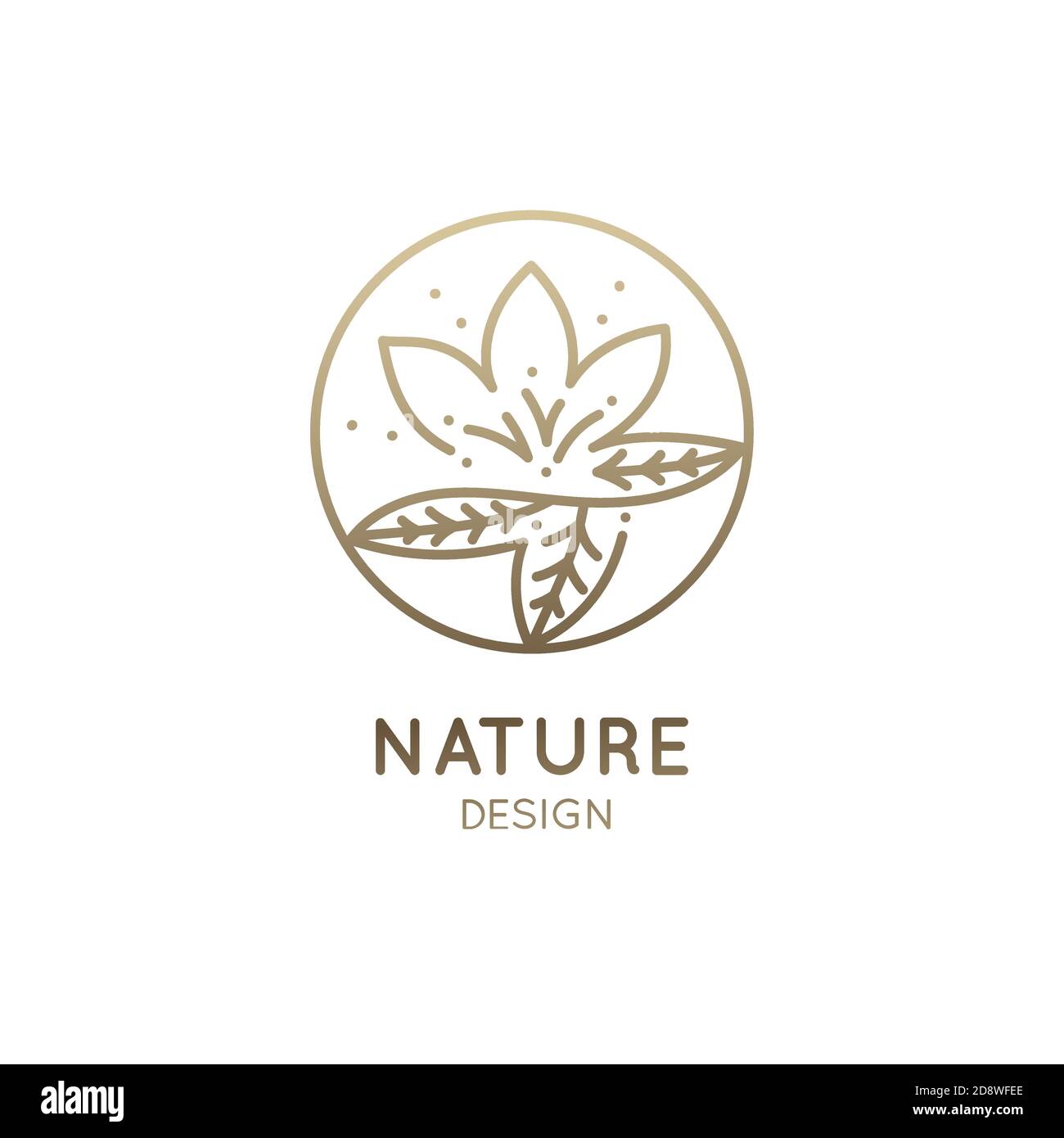 Bio cosmetics sign round Cut Out Stock Images & Pictures - Alamy