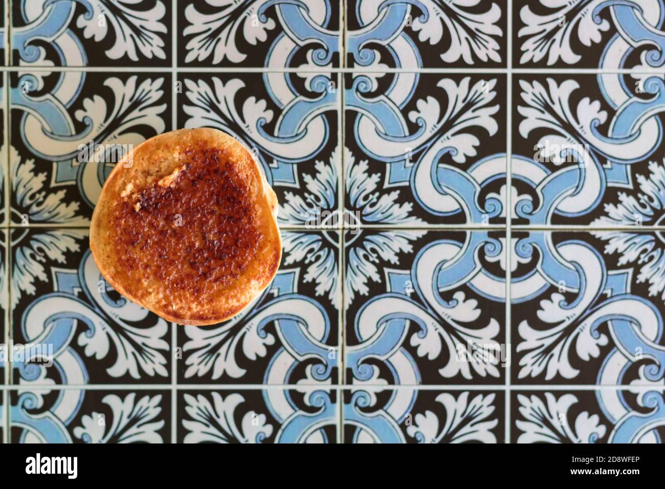 Traditional portuguese sweet cake called "Queijadas de Sintra" on ...