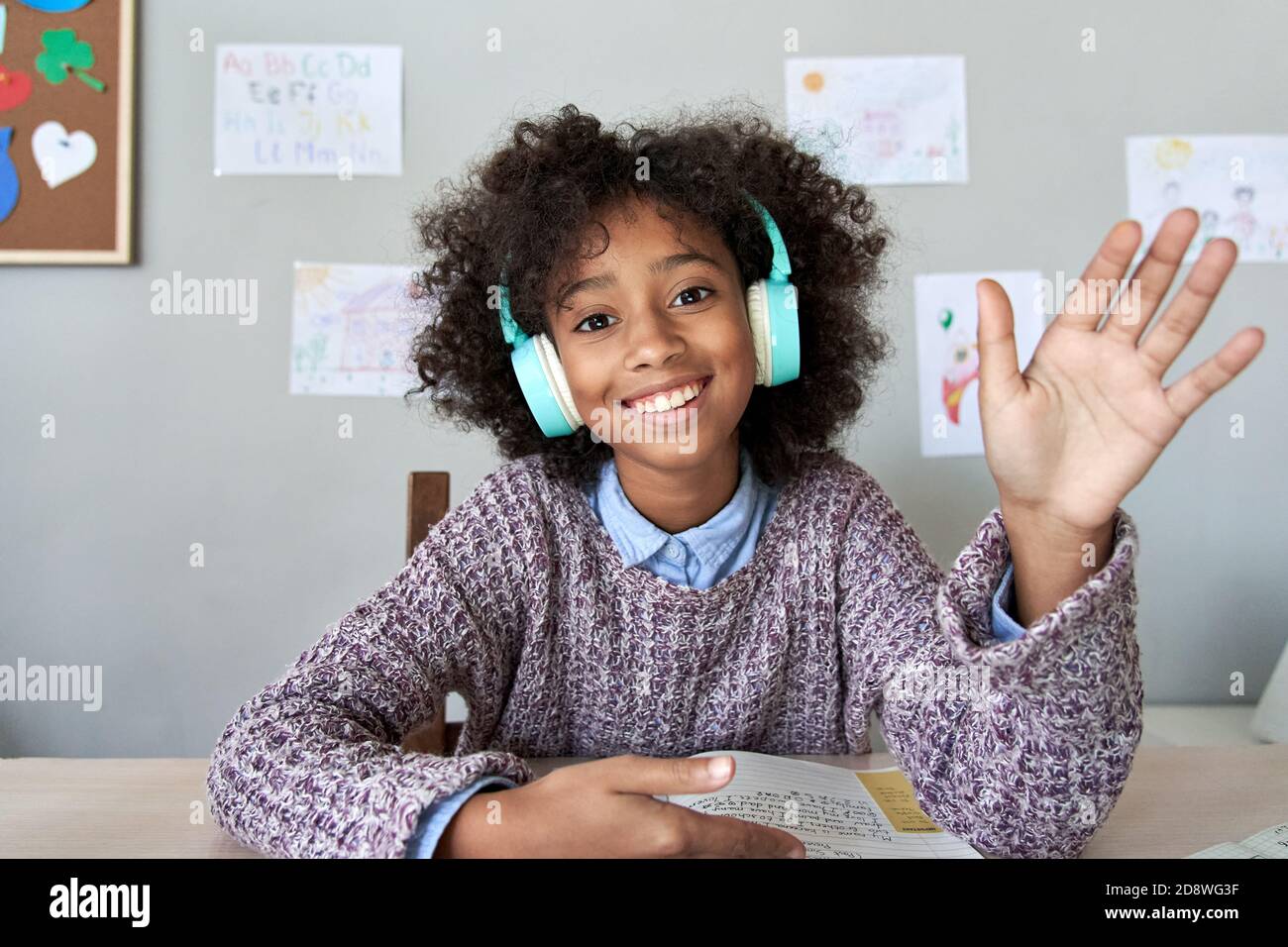 Child calling hi-res stock photography and images - Alamy