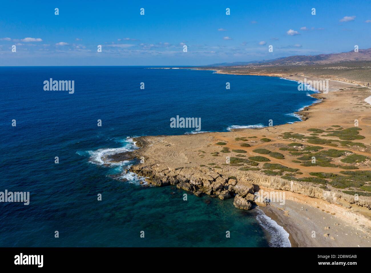 Aerial view of the Akamas Peninsula, Paphos Region, Cyprus Stock Photo ...