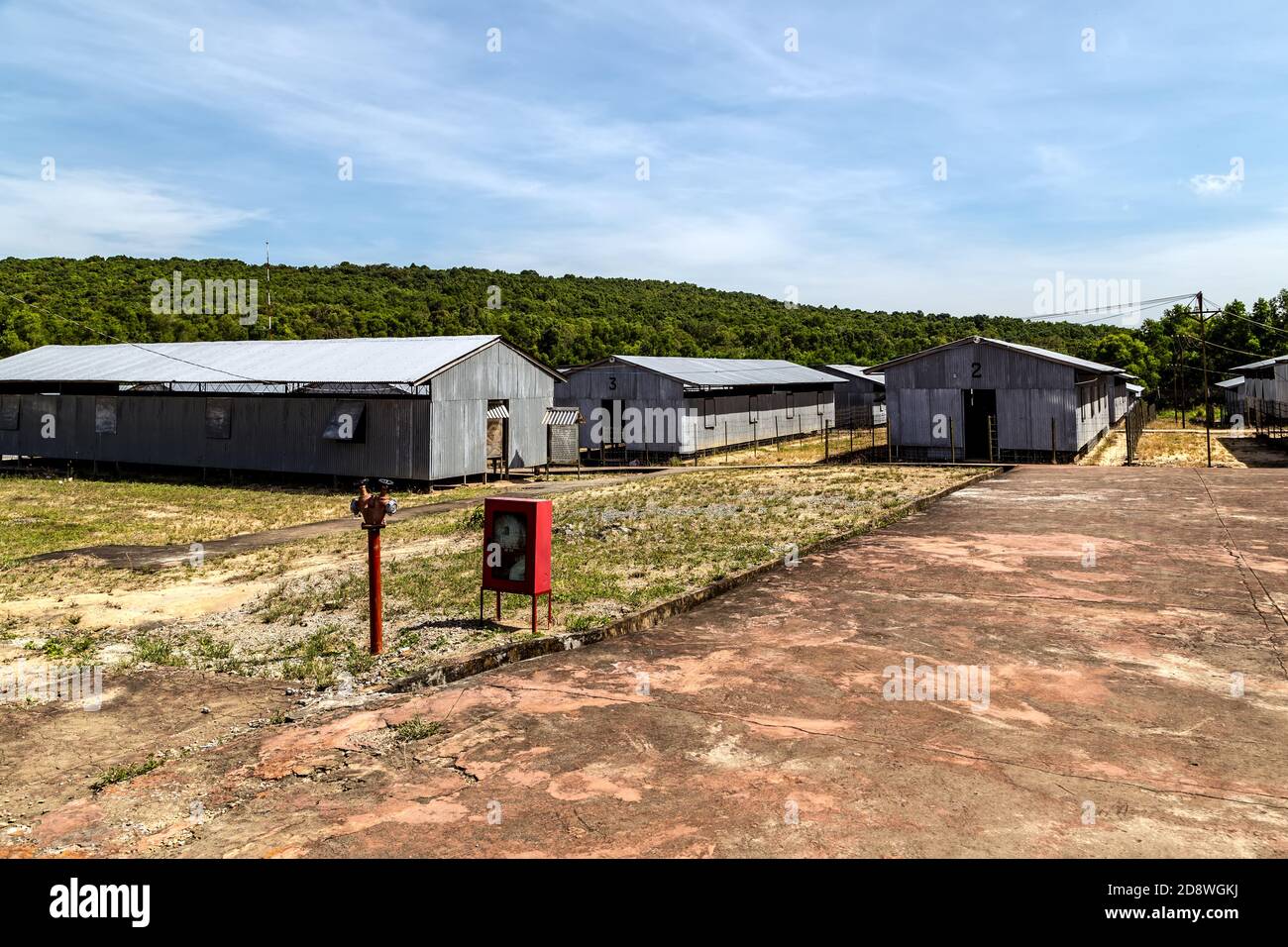 Barracks Coconut Prison Phu Quoc Island Vietnam War museum. Phu Quoc ...