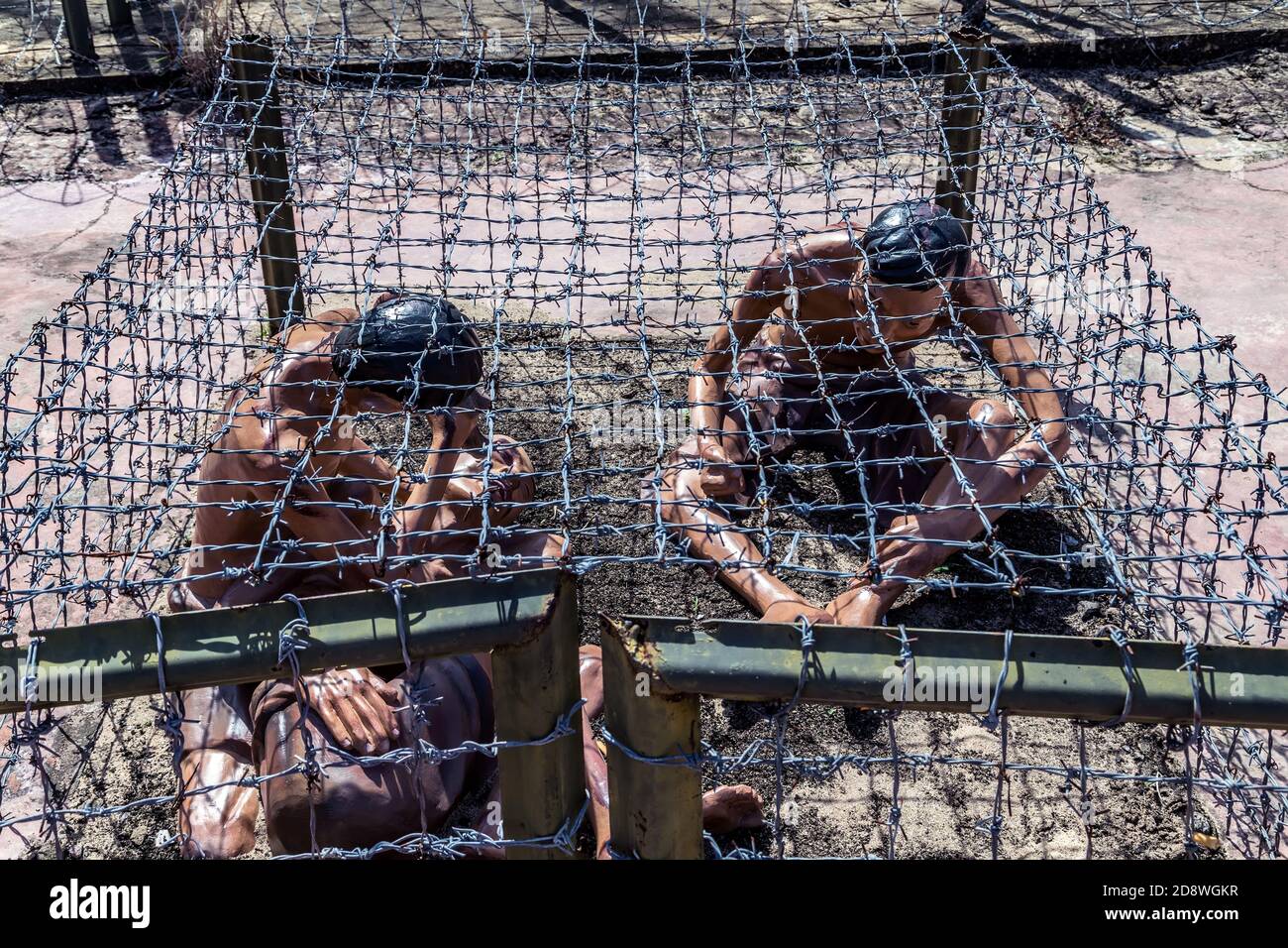 Prisoners vietnamese in Coconut Prison Phu Quoc Island Vietnam War ...