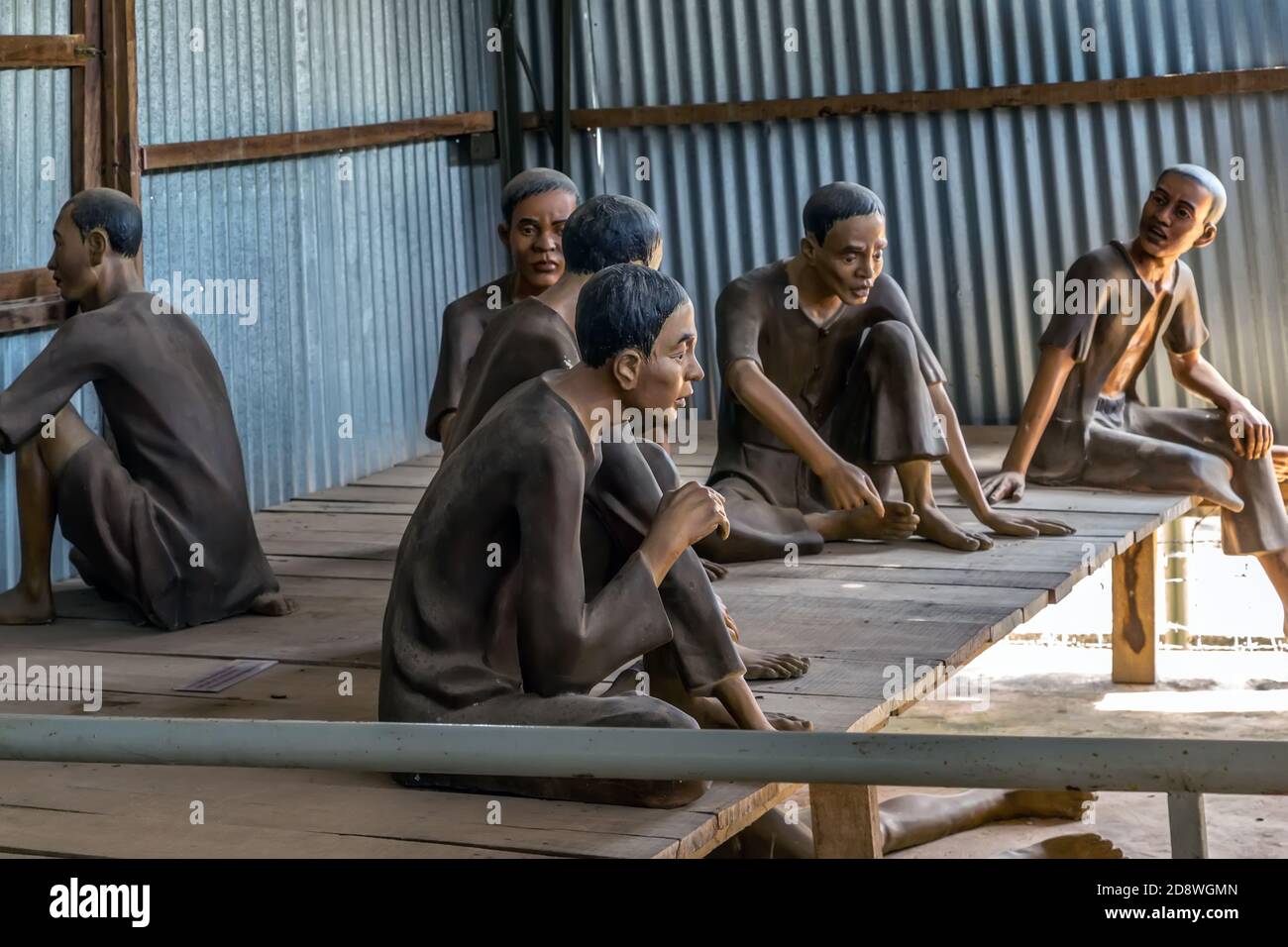 Prisoners vietnamese in Coconut Prison Phu Quoc Island Vietnam War ...