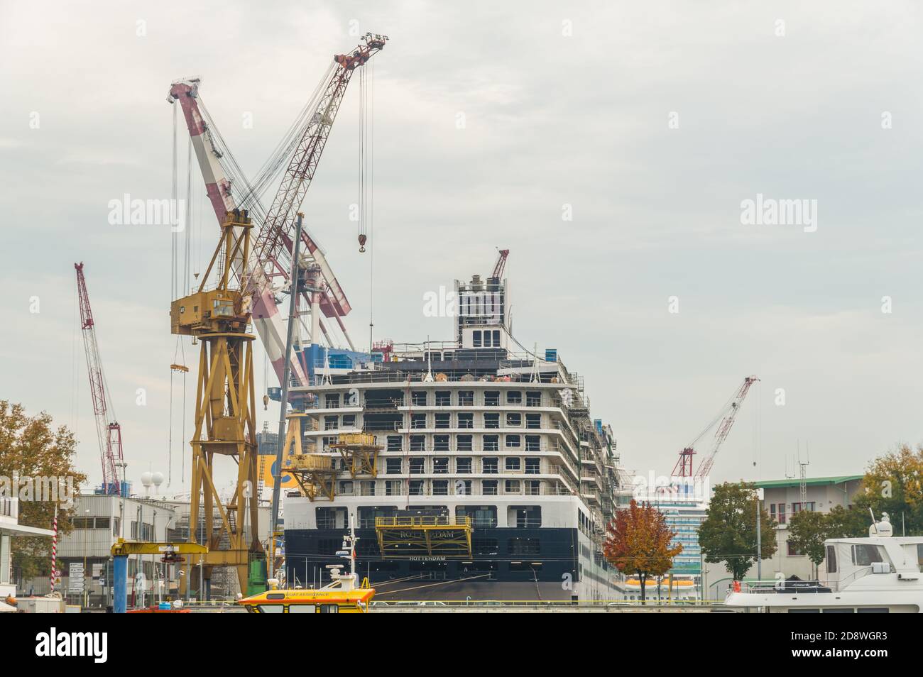 Marghera, Italy (30th October 2020) - The shipyard of Marghera with the ...