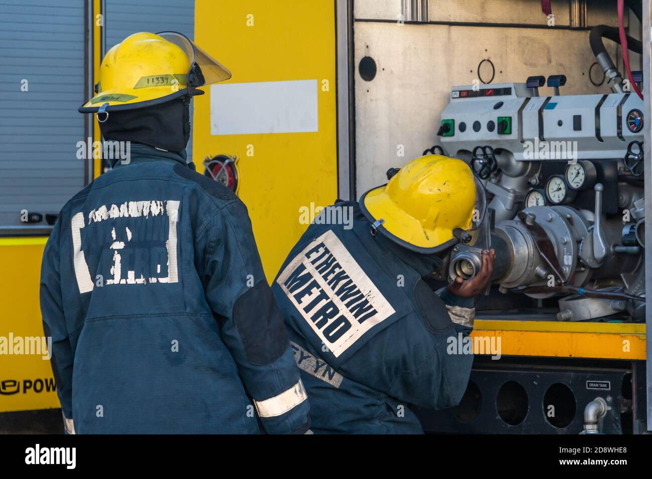 Durban, SOUTH AFRICA - 03 May 2020 Firefighters from Fire & Rescue ...