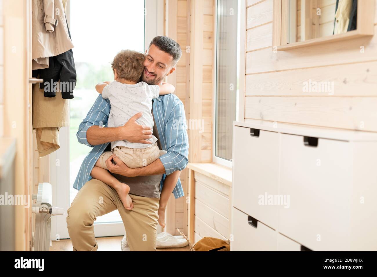 Father little son home hi-res stock photography and images - Alamy