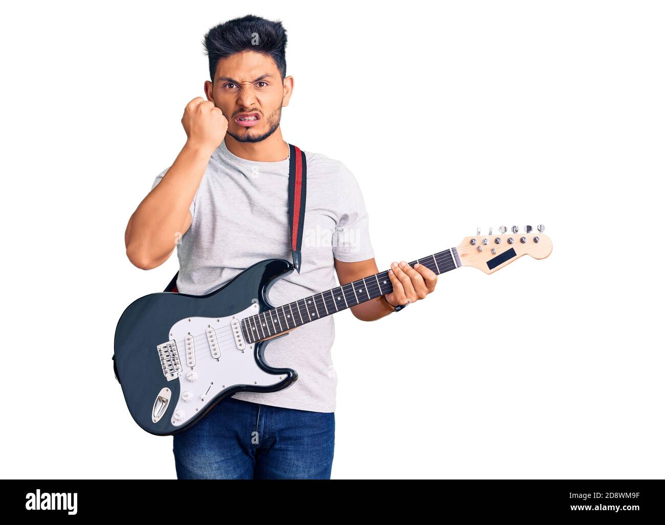 Angry guitarist Cut Out Stock Images & Pictures - Alamy